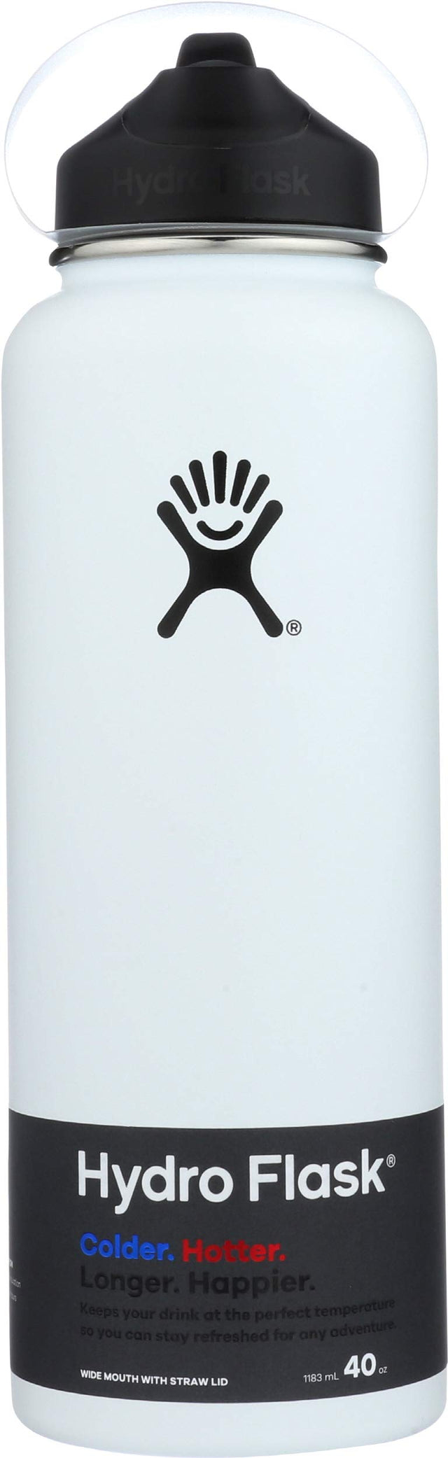 Hydroflask 40 Oz W Mouth Straw Lid – Walking Comfort