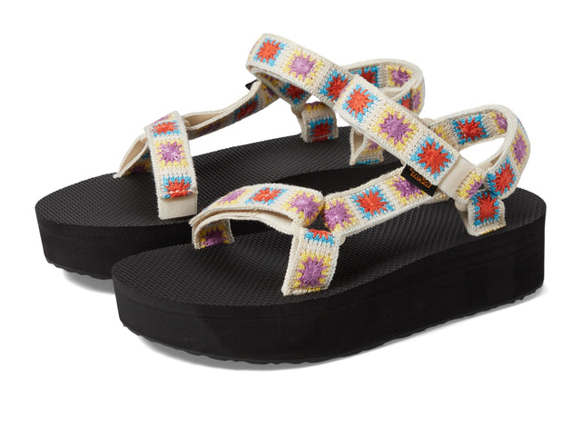 Teva Flatform Universal Crochet Womens – Walking Comfort
